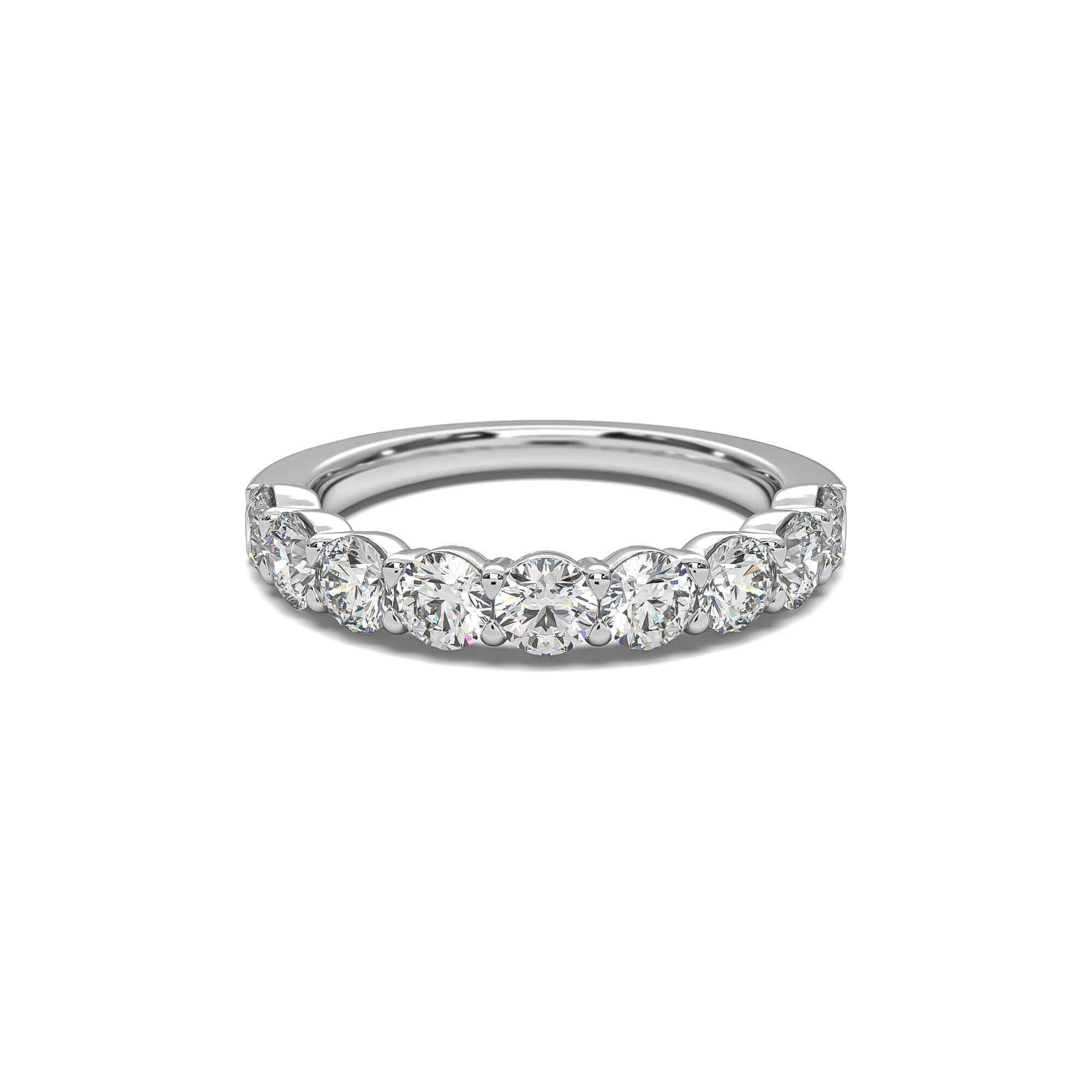 Chunky Diamond Bubble Band Ring